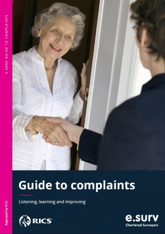 Complaints - e.surv Chartered Surveyors